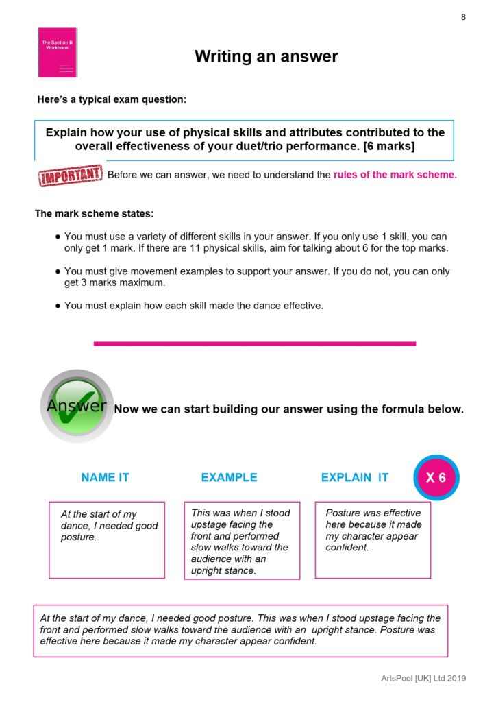 The Section B Workbook | Arts Pool